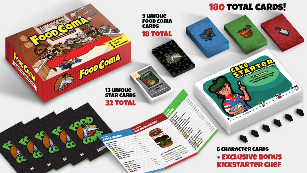 Food Coma by Side Quest Games – A hilarious food-based card game